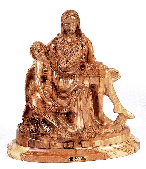 Carved Wood Pieta