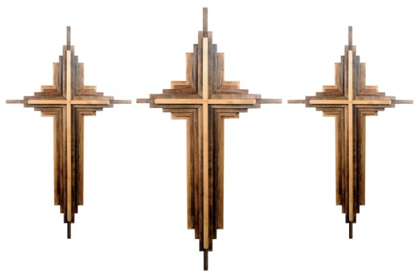 Large 3 Cross Display (Contemporary Crosses)